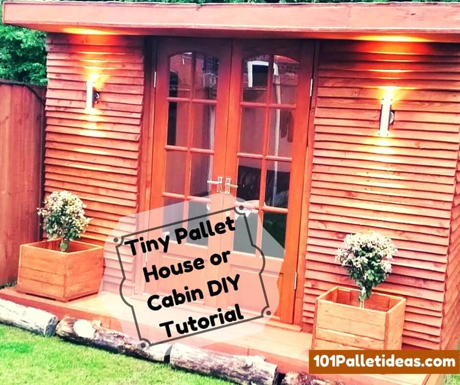 Pallet Cabin Tutorial Part 2: Sun Glass Roofing - Easy Pallet Ideas