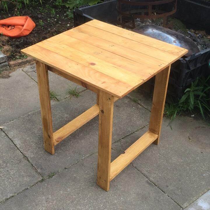 Multi-Purpose Pallet Table - Easy Pallet Ideas
