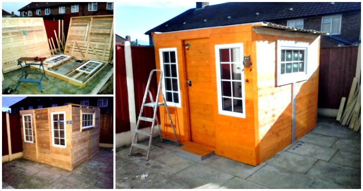 Build a Pallet Cabin - Easy Pallet Ideas
