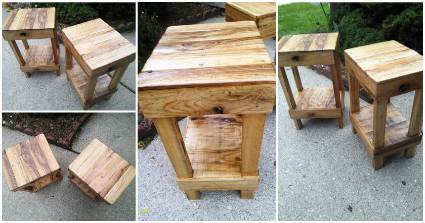 Pallet Stools - Bar Stools Made from Pallets - Easy Pallet Ideas